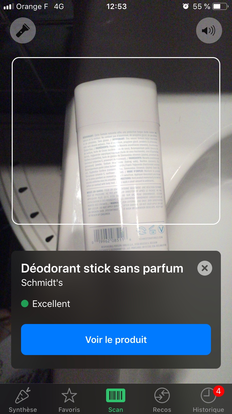 Yuka : l'application pour scanner vos produits alimentaires et cosmétiques