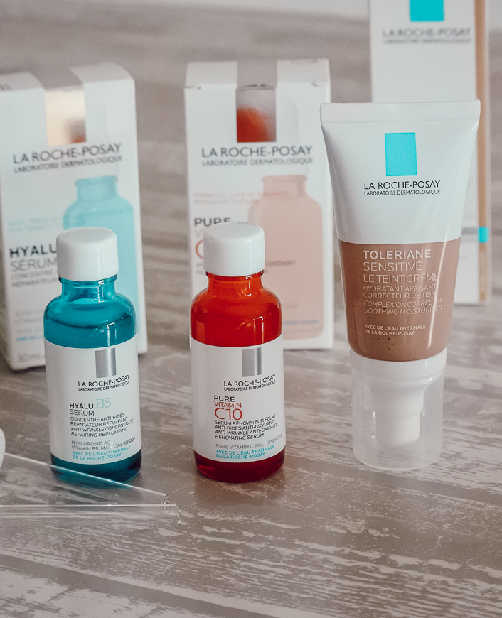 Soins visage La Roche-Posay - sérums et crème teintée pour l'hiver